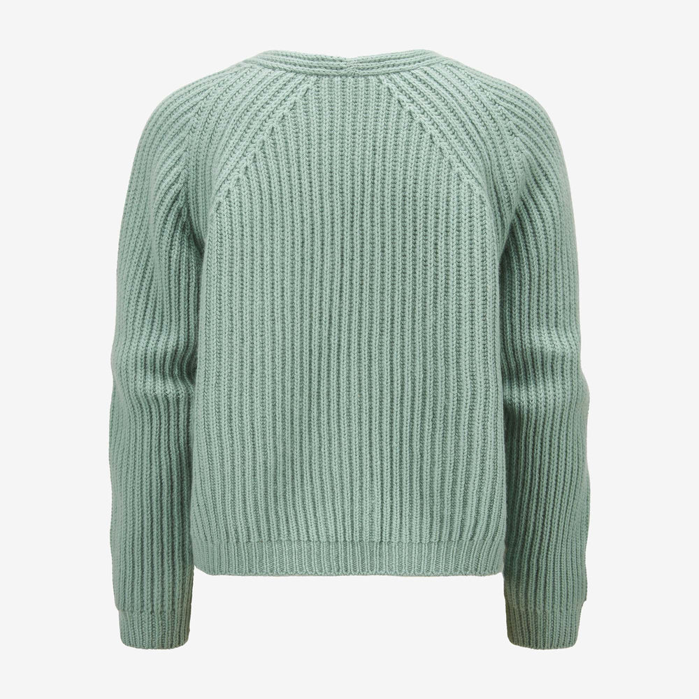 Struktur-Strickjacke LOLA aus Kaschmir für Damen | PAPA LOBSTER – Sage ...